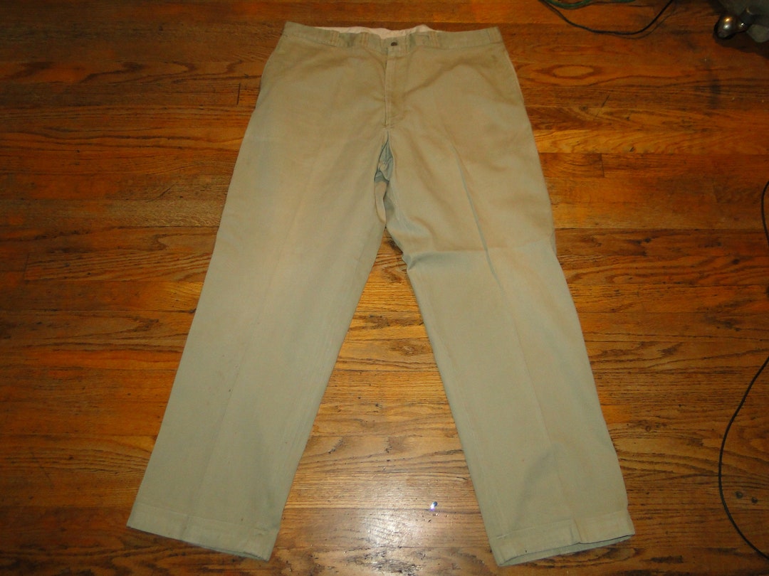 Vintage Powr House Uniform Work Chino Pant Zipper S Z 38 X 31 - Etsy