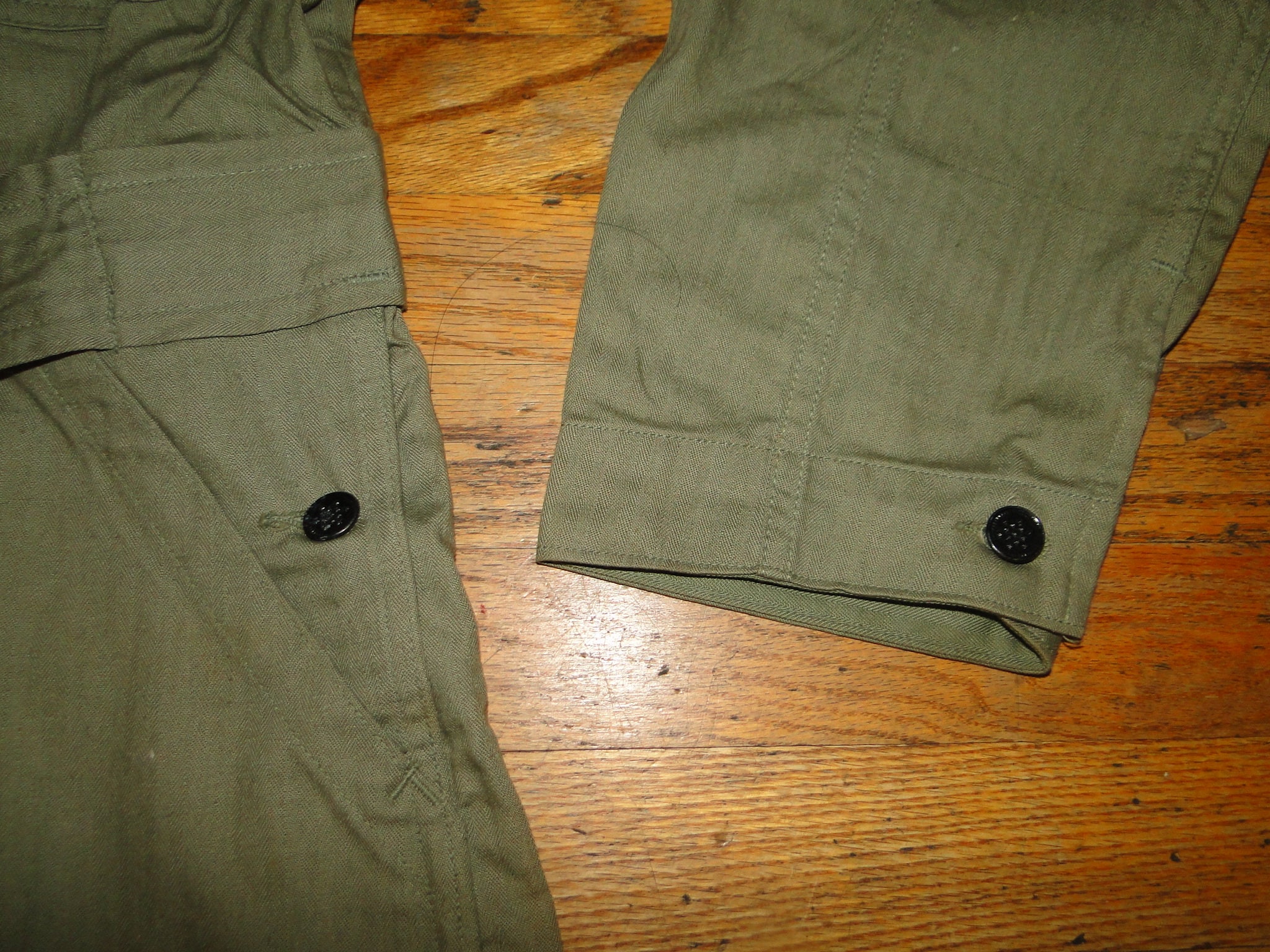 Vintage WWII US Army Military HBT 13 Star Button Uniform Suit Coverall ...
