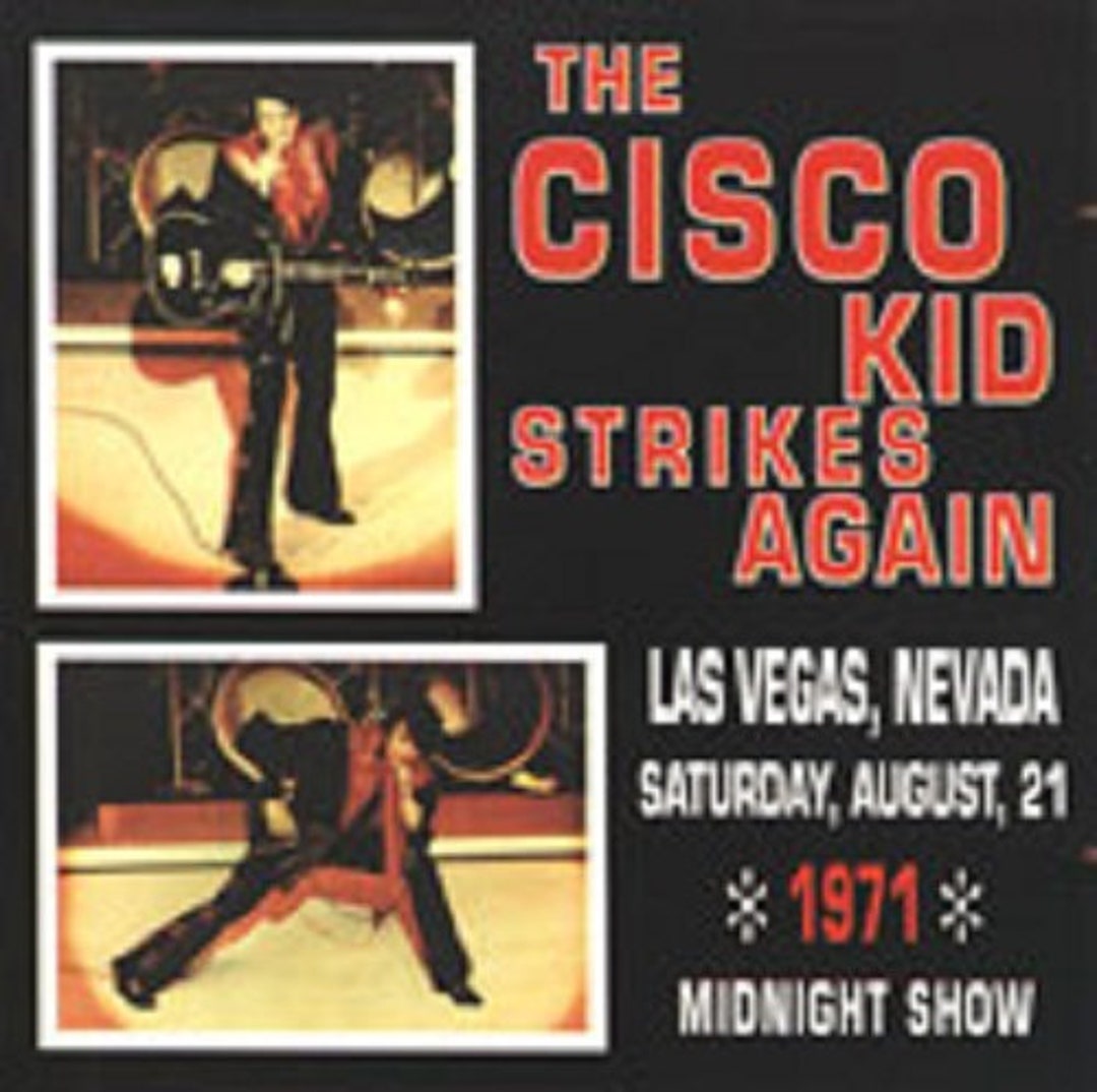 Rare Elvis Cd--1971 ' the Cisco Kid Strikes Again' La Vegas - Etsy