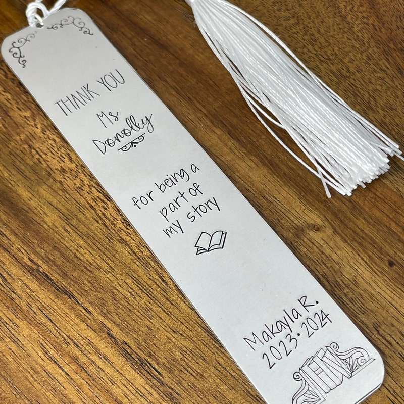Thank You Bookmark - Etsy