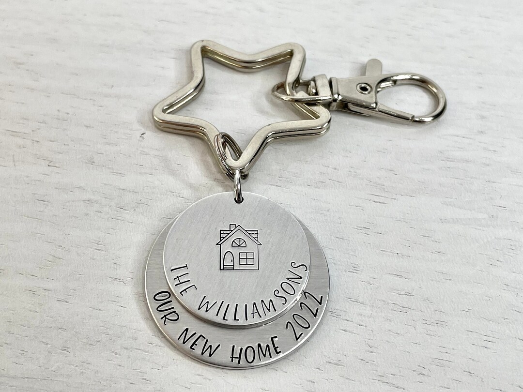 Our New Home Keychain First Time Homeowner New Homeowner Gift ...