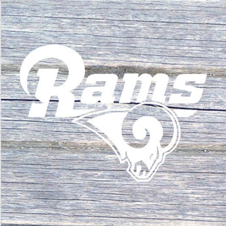 Los Angeles Rams Vinyl Decal Only various Sizes | Etsy