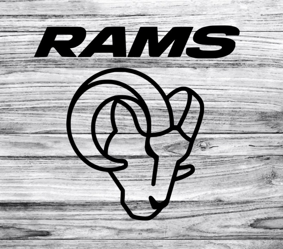 Los Angeles Rams Vinyl Decal Only various Sizes | Etsy