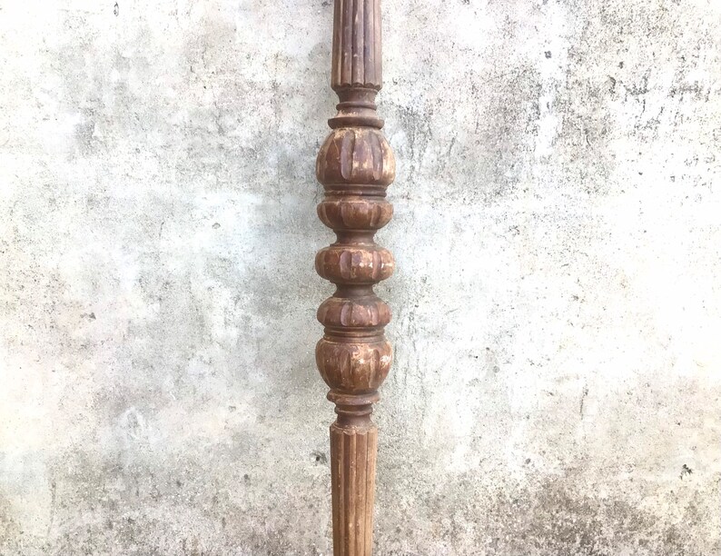 50 Vintage Lathed Wood Spindle Unique Decorative Pole Post - Etsy