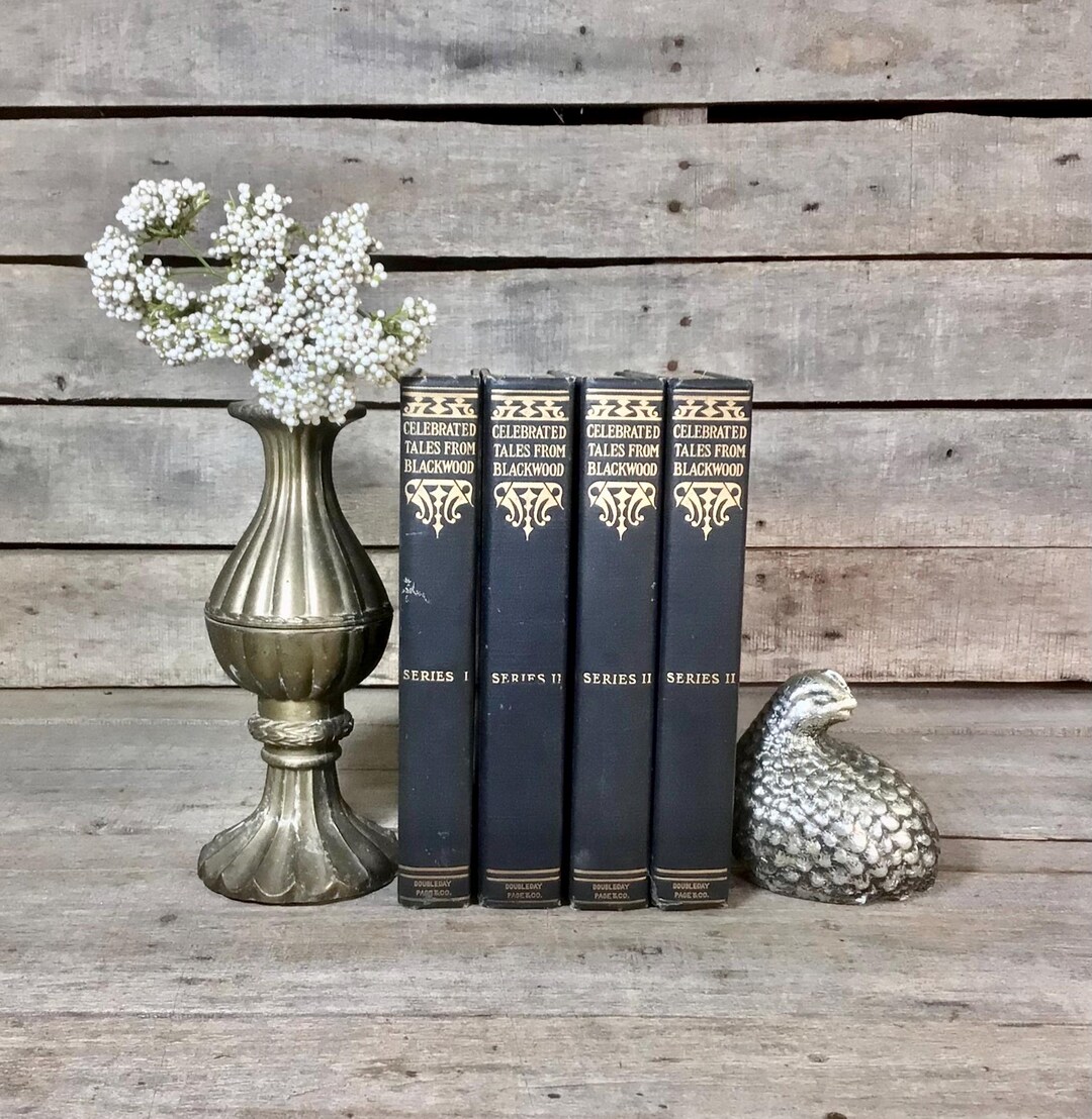1903 Celebrated Tales From Blackwood Antique Book Set 4 Vol. Victorian ...
