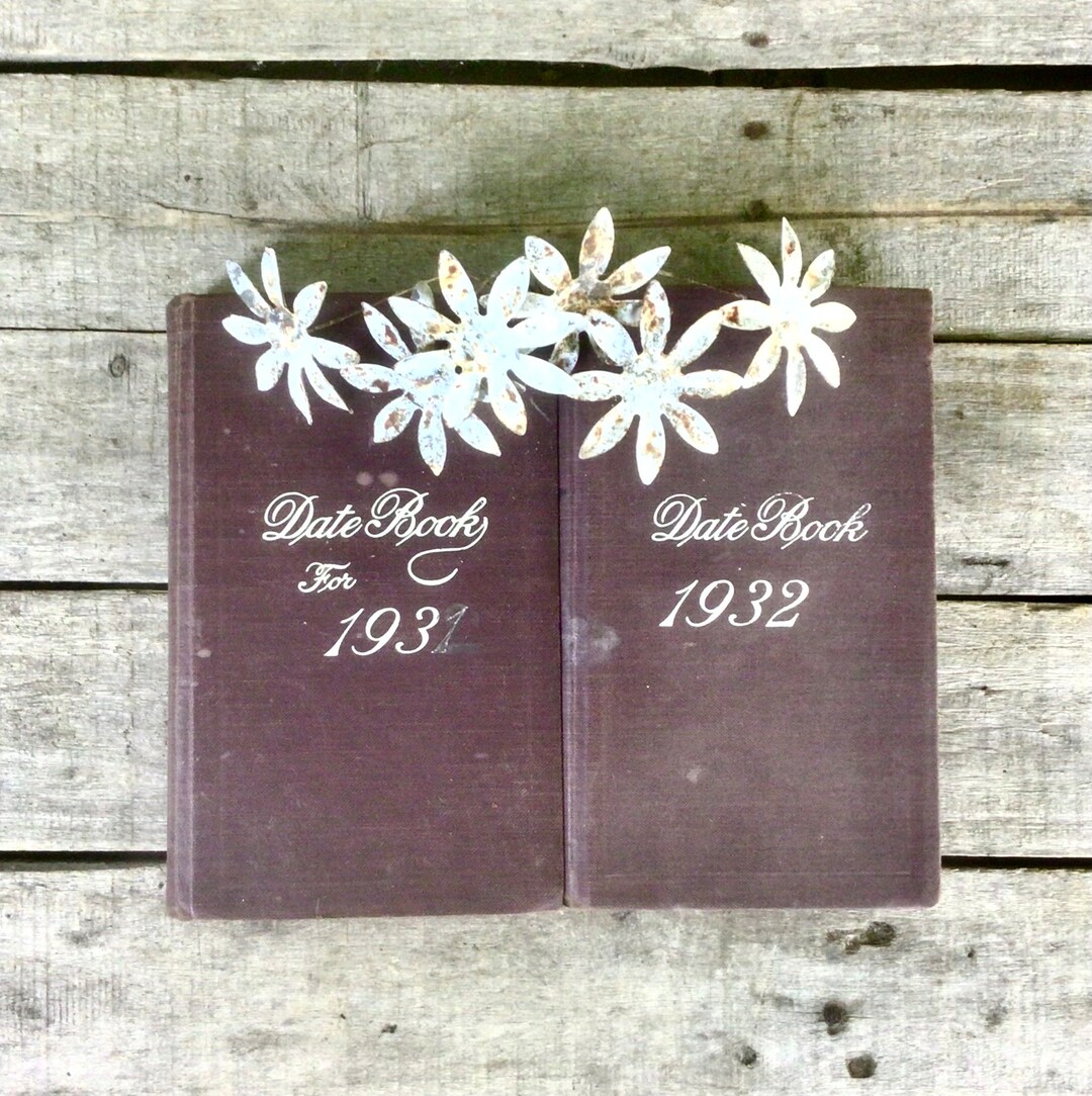 1932 Handwritten Diary Set Great Depression Vintage Journals Original ...