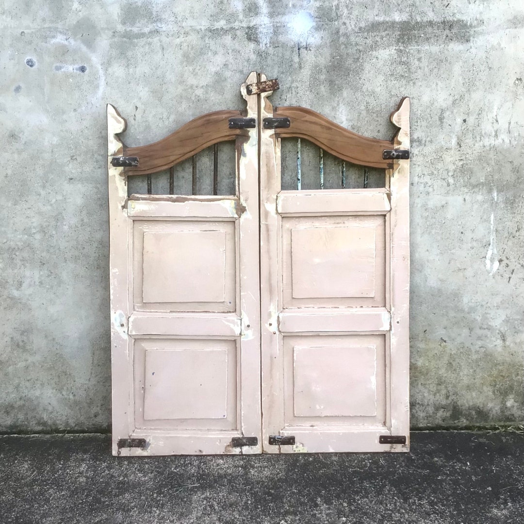Vintage Swinging Saloon Doors Rustic Cafe Double Door Set Farmhouse ...