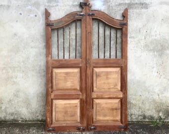 Swinging Saloon Doors Cafe Double Door Set Pub Pantry Kitchen Laundry ...