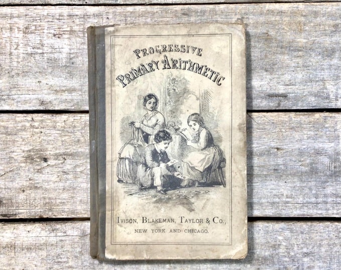 Antique Book- 1800s Schoolbook 1900s Primer School Book Reader - Some ...
