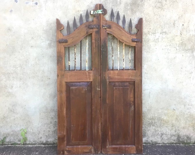 Swinging Saloon Doors Cafe Double Door Set Pub Pantry Kitchen Style ...