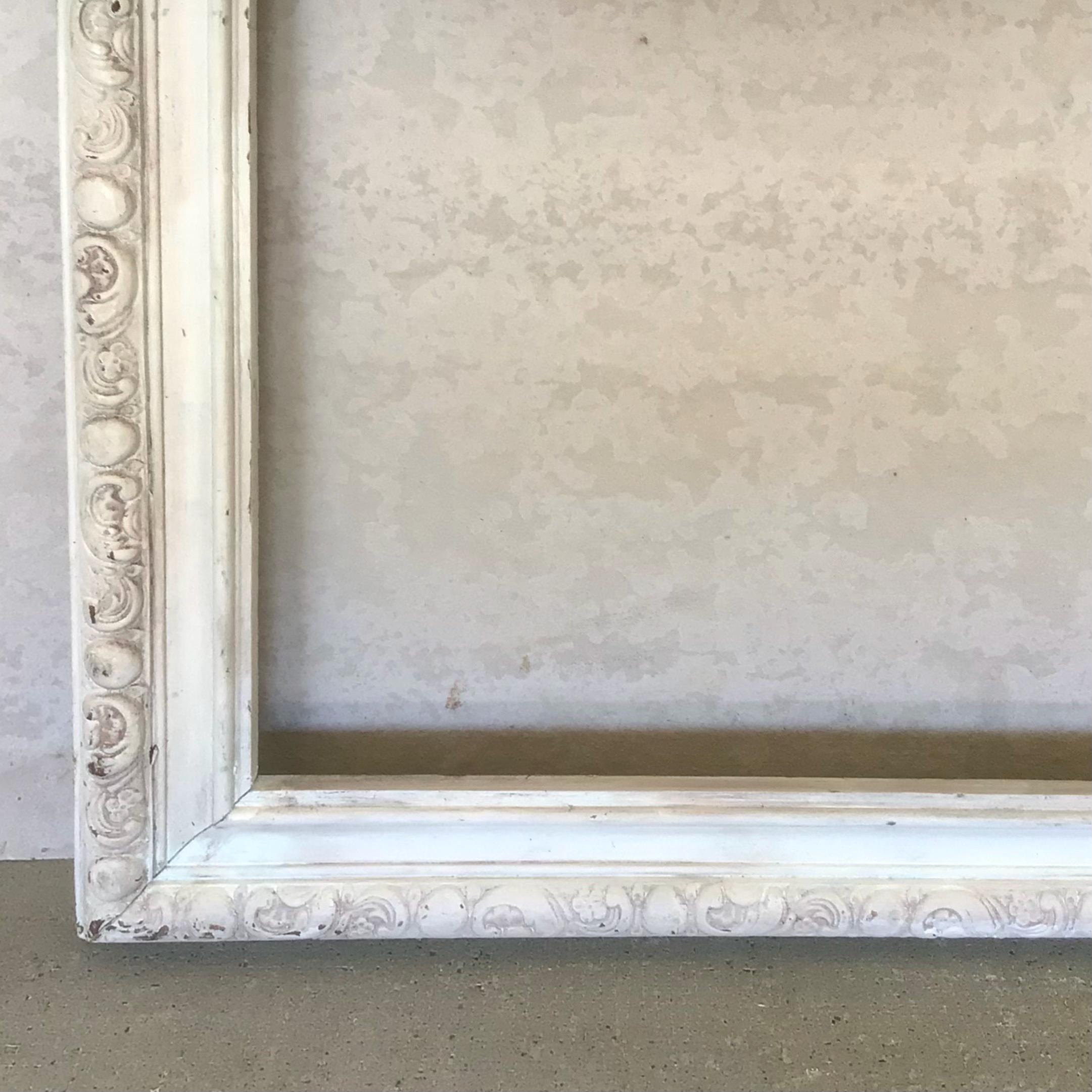 Vintage White Wood Wall Frame Decorative Distressed Frame - Etsy
