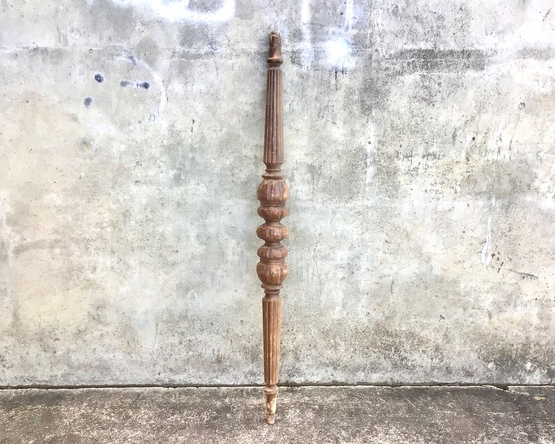 50 Vintage Lathed Wood Spindle Unique Decorative Pole Post - Etsy