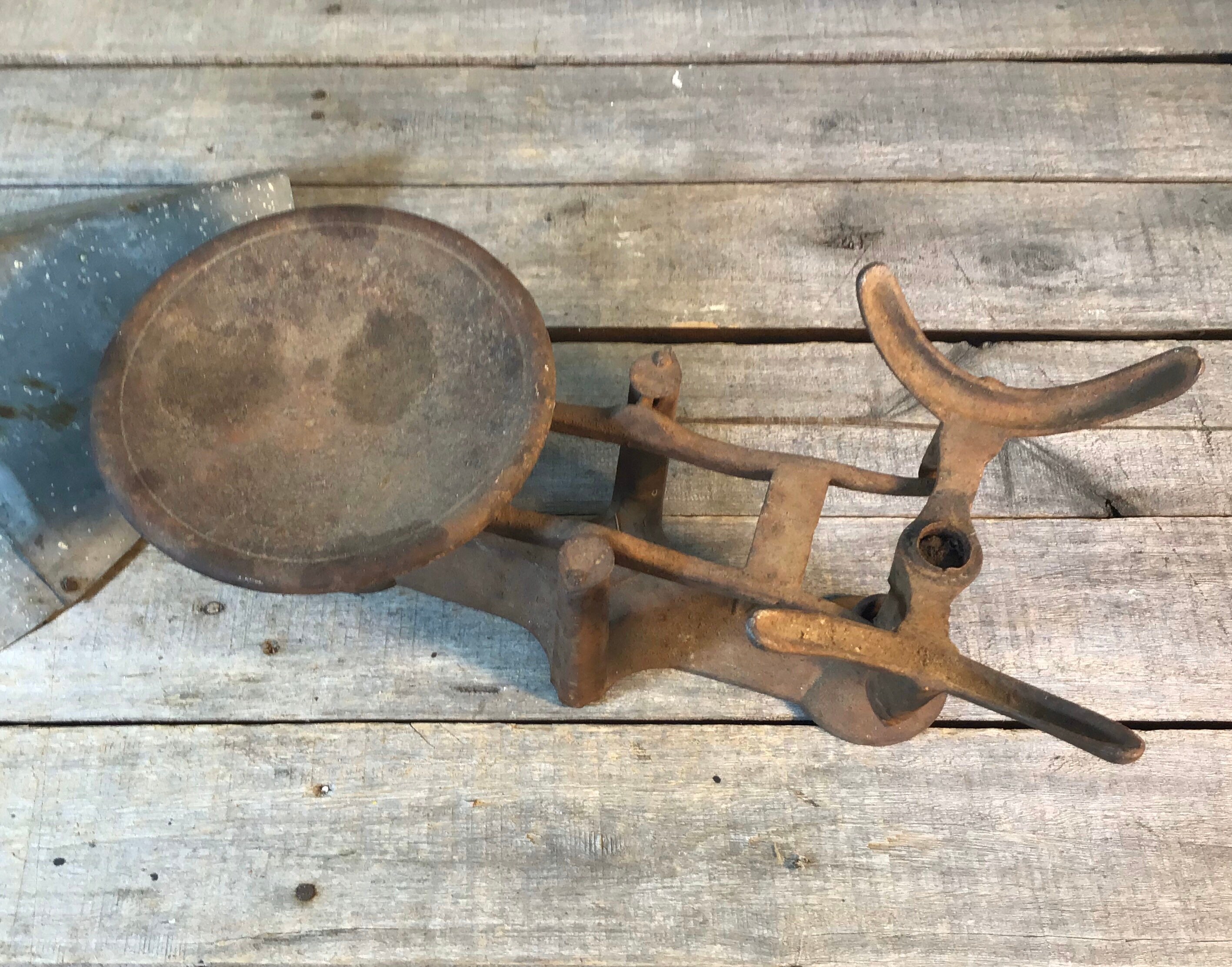 Antique Balance Scales Rusty Metal | Etsy