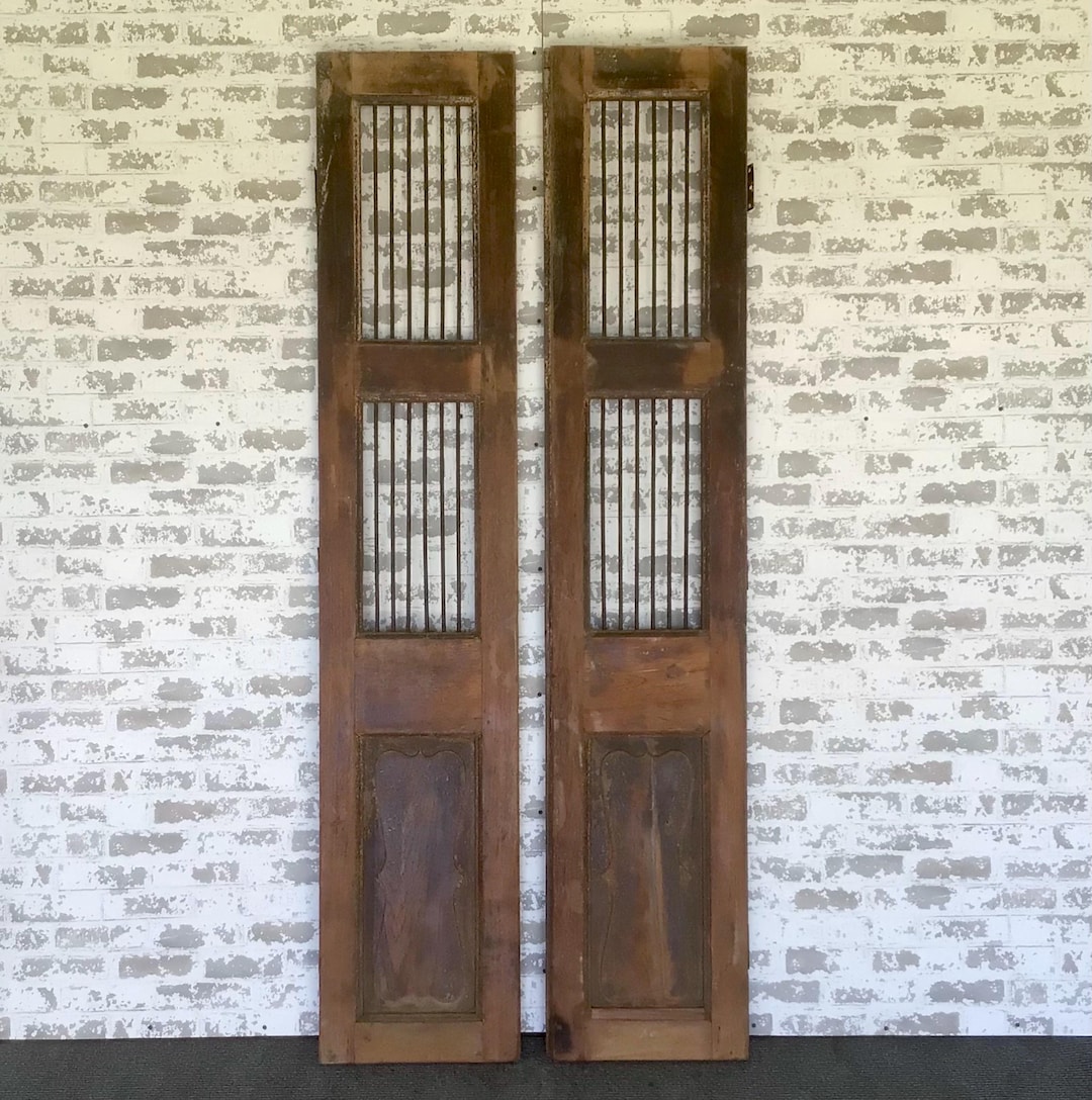 Vintage French Doors Rustic Double Door Set Vintage French Farmhouse ...