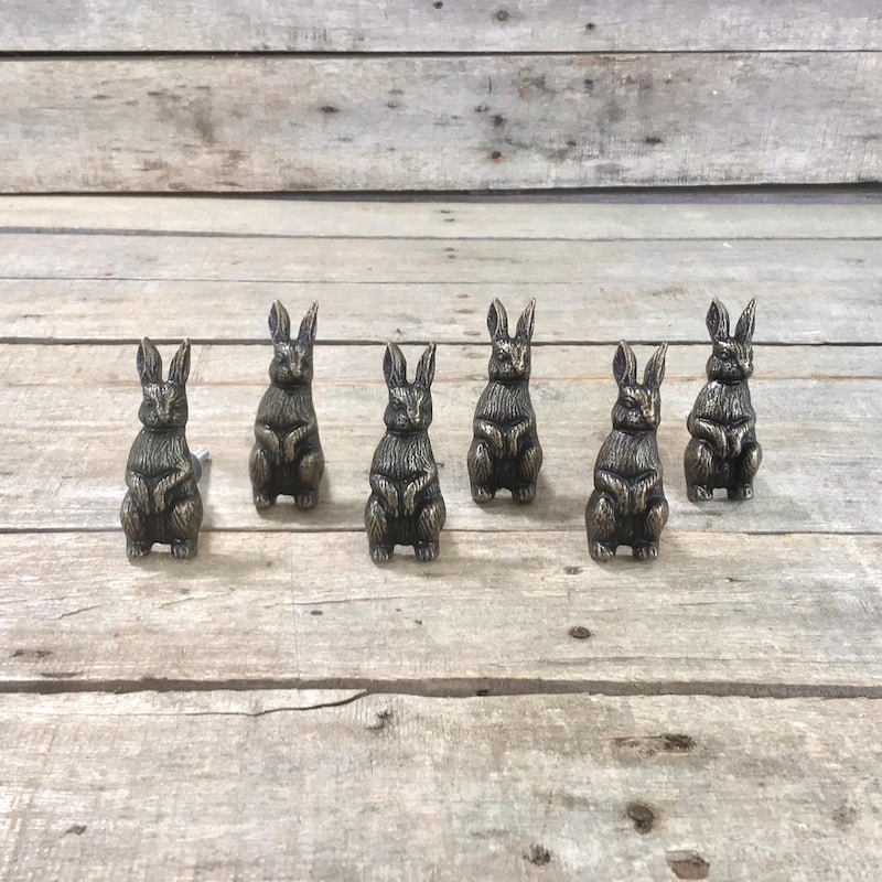 Rabbit Knobs - Etsy