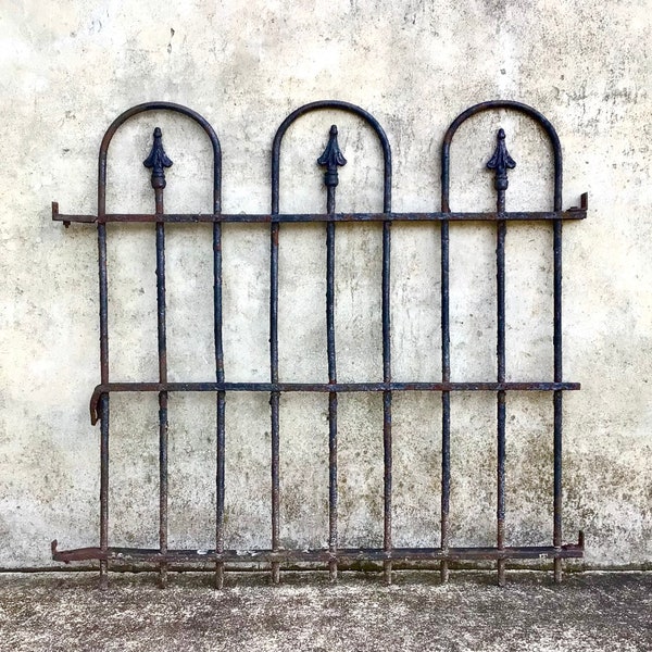 Antique Iron Fence - Etsy