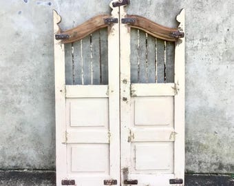 Swinging Saloon Doors Cafe Double Door Set Pub Pantry Kitchen Laundry ...