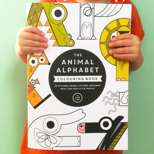 Animal Alphabet Colouring Book 32 Pages of Colouring - Etsy