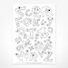 Animal Alphabet Colouring Poster Huge A1 Size Colouring - Etsy