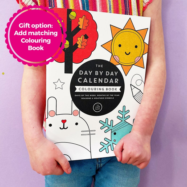 Calendar Colouring Book 28 Pages of Colouring Activities for Children ...
