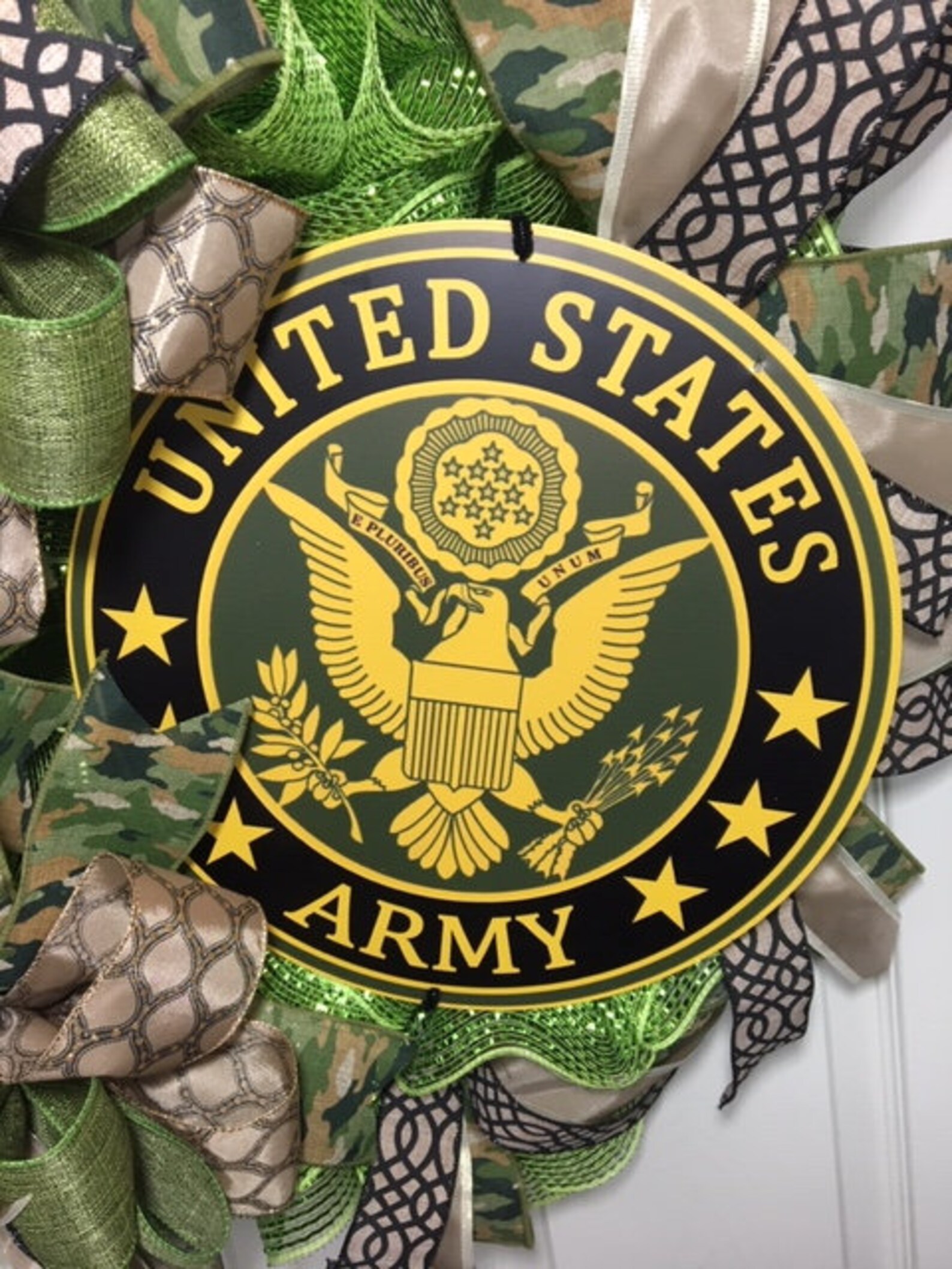 US Army Wreath Armed Forces Wreath Military Wreath - Etsy