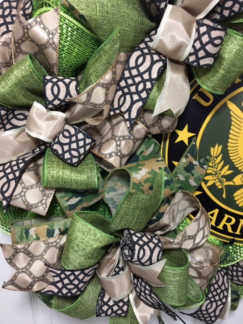 US Army Wreath; Armed Forces Wreath; Military Wreath; Veteran's Day ...