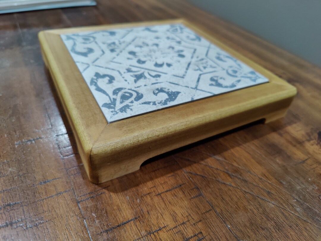 Hand Made Wood/tile Trivets - Etsy