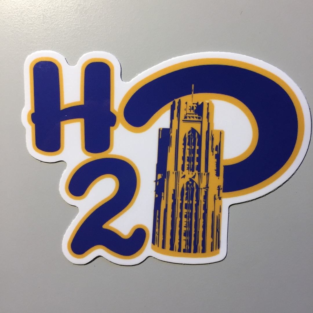 Cathedral of Learning hail To Sticker, 3 H2P Water Bottle Laptop Decal ...