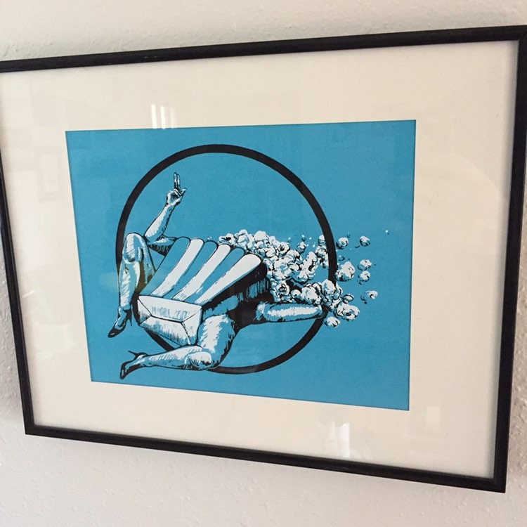 Popcorn Pinup Retro Style Drive in Movie Snack Bar Food Silk | Etsy