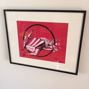 Popcorn Pinup Retro Style Drive in Movie Snack Bar Food Silk | Etsy