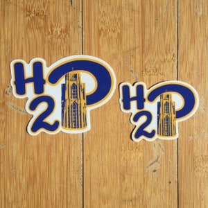 Cathedral of Learning hail To Sticker, 3 H2P Water Bottle Laptop Decal ...