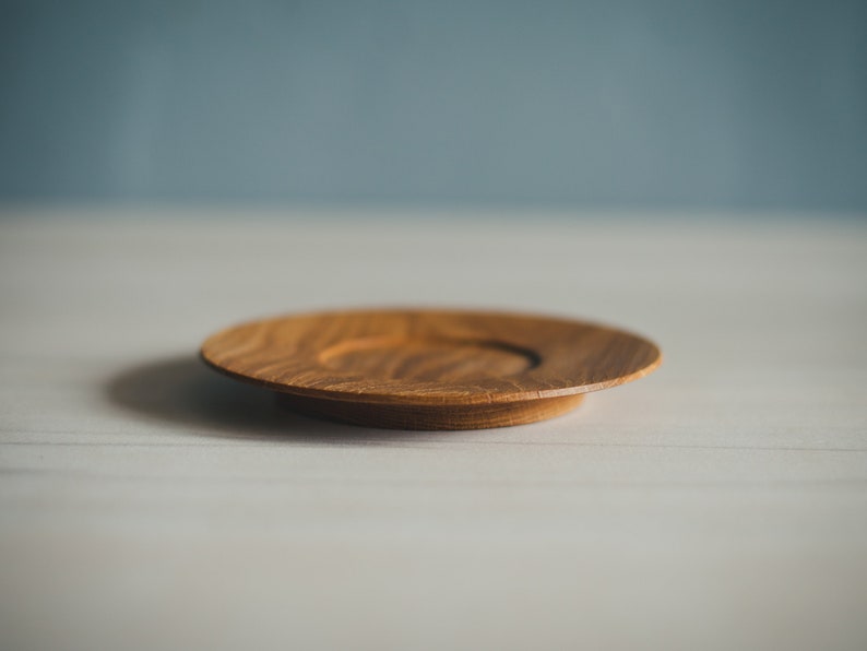 Wooden Saucer for Tea and Coffee Small Wood Saucer Plate | Etsy
