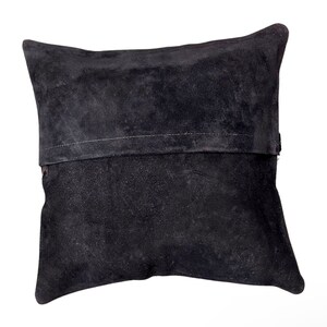 Cowhide Pillow - Patchwork Square - Etsy