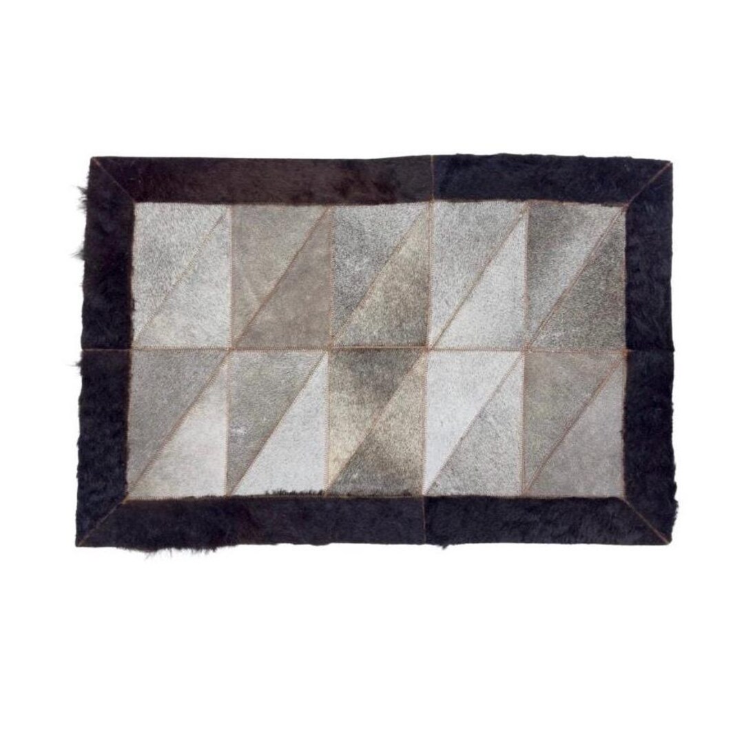 Rectangle Patchwork Area Rug - Bison Border 2x3’ Get This Exact Hide ...