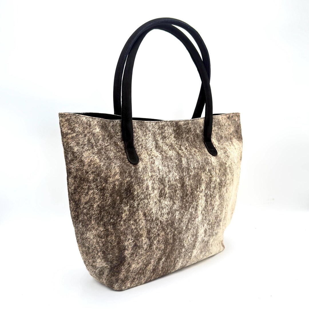 Cowhide Tote Bags - Patch -light Brindle - Etsy