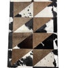 Cowhide Pillow - Patchwork Square - Etsy