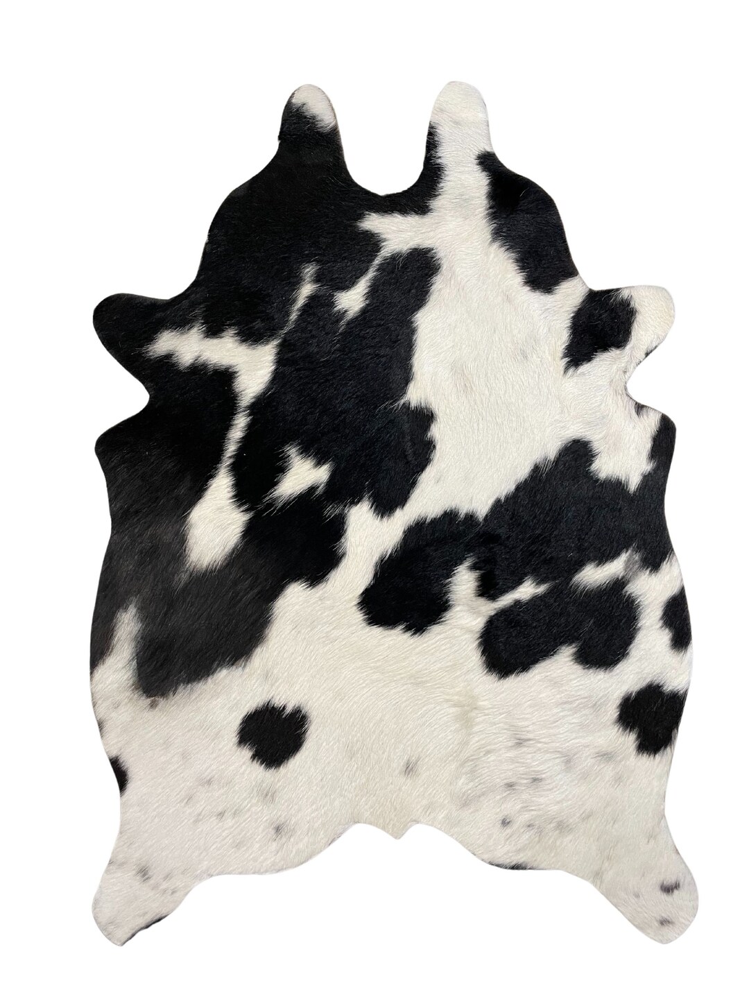 Cutout Mini Cow Hide-black and White - Etsy