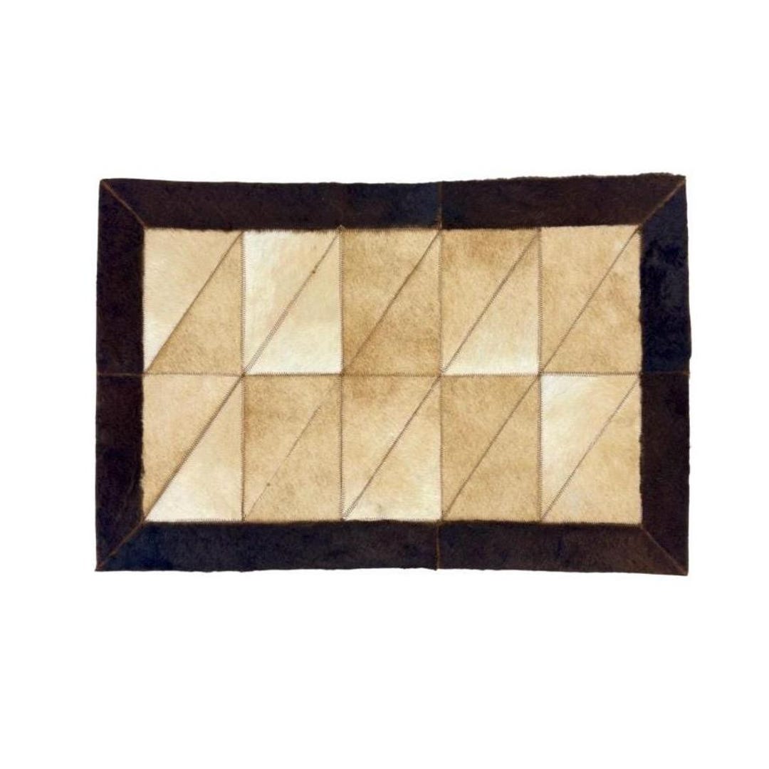 Rectangle Patchwork Area Rug - Bison Border 2x3’ Get This Exact Hide ...