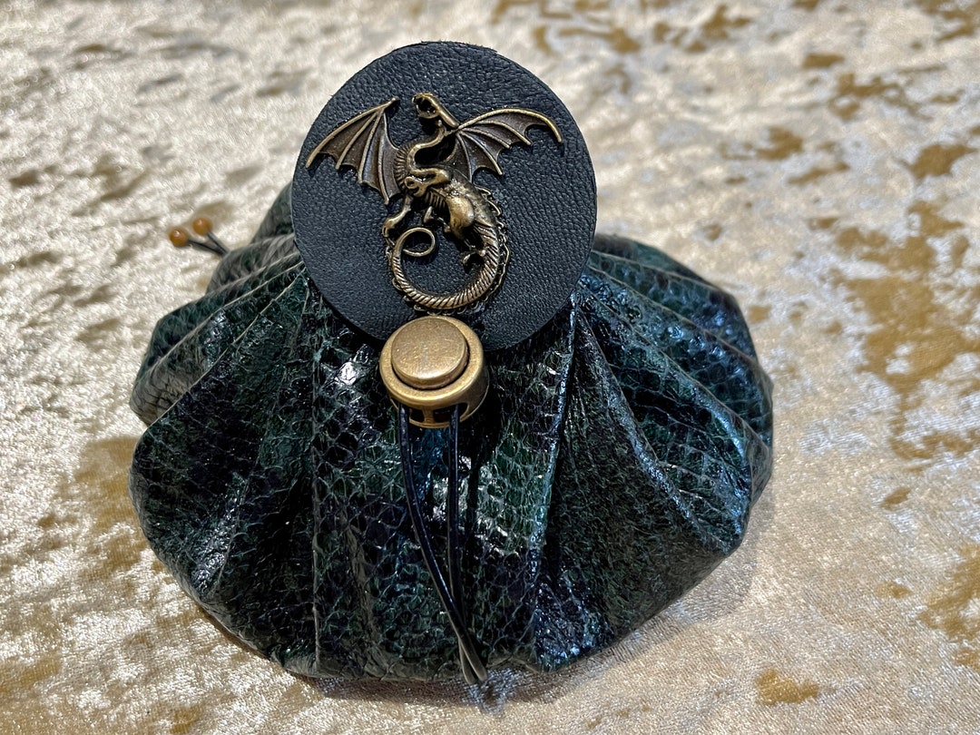 Leather Dice Bag Pouch for Dungeons and Dragons, RPG and Cosplay ...