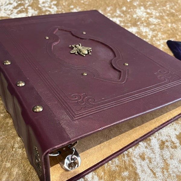 Leather Binder - Etsy