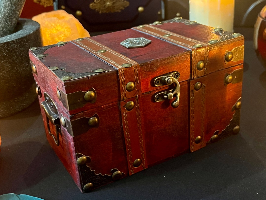 Wooden Dragon Dice Box: D&D, Pathfinder RPG Storage Chest - Etsy