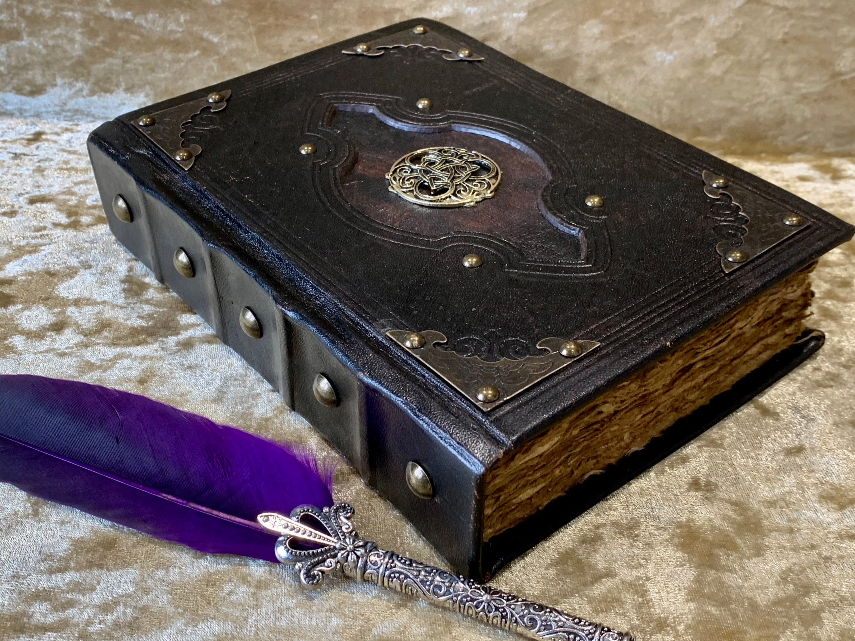 A5 Celtic old Tome Book of Shadows Blank Notebook Journal | Etsy