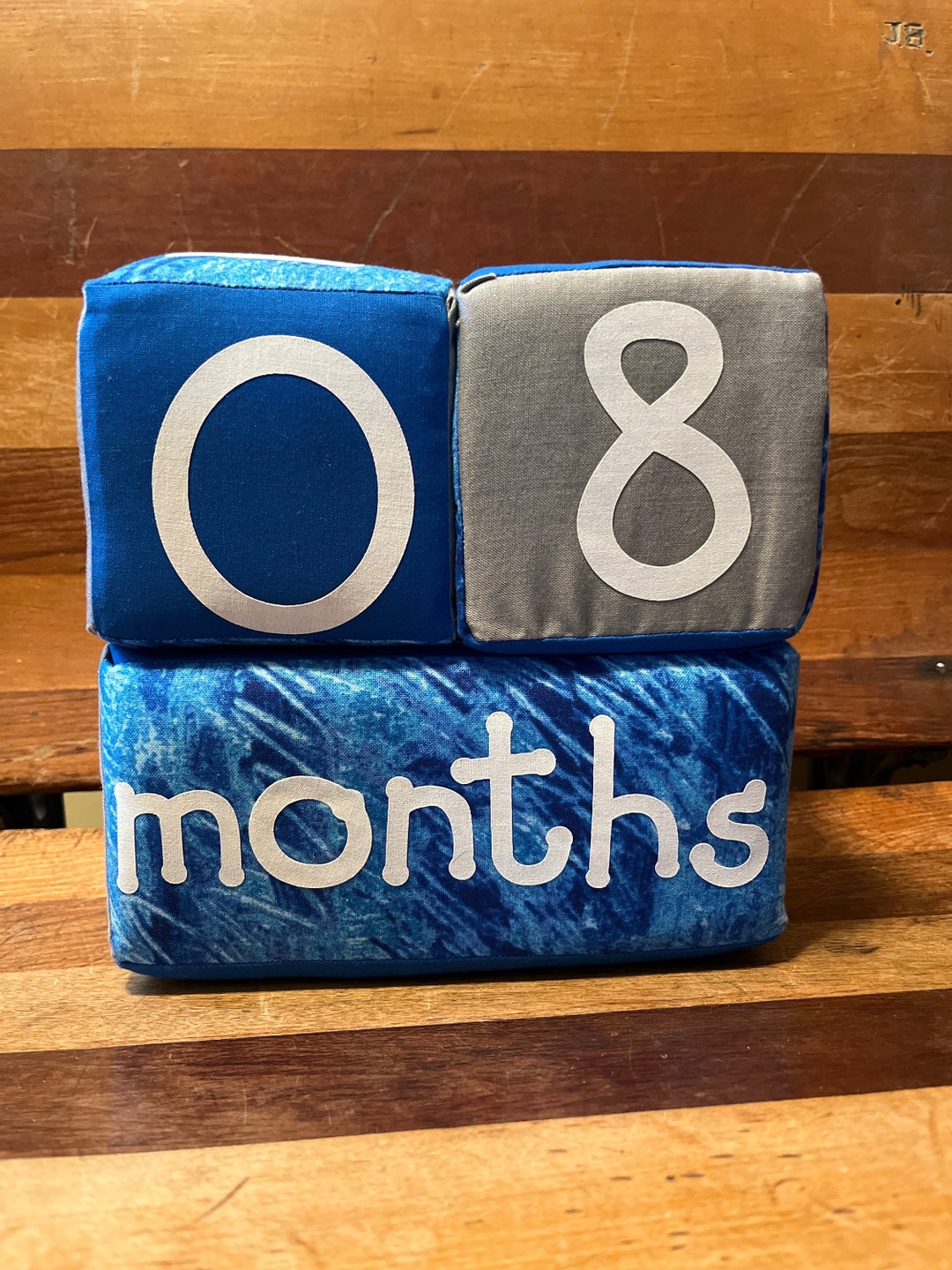 Baby Milestone Blocks Soft Fabric Blocks Baby Picture Props - Etsy