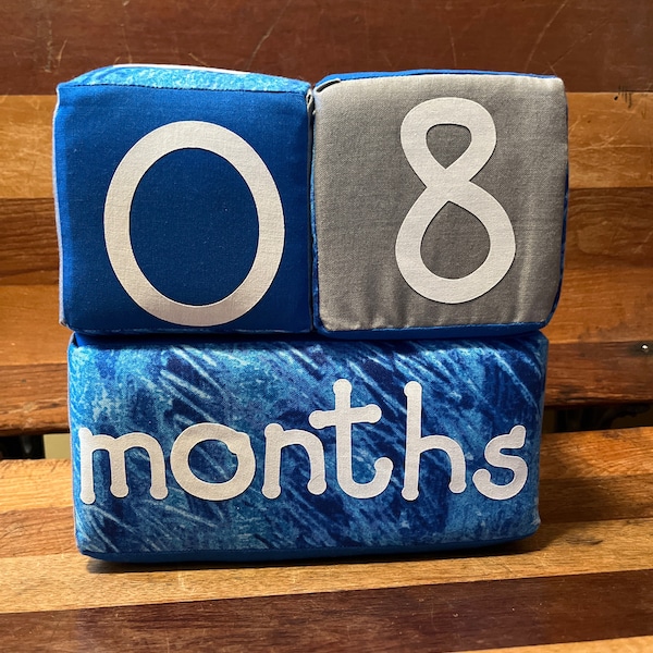 Milestone Blocks - Etsy