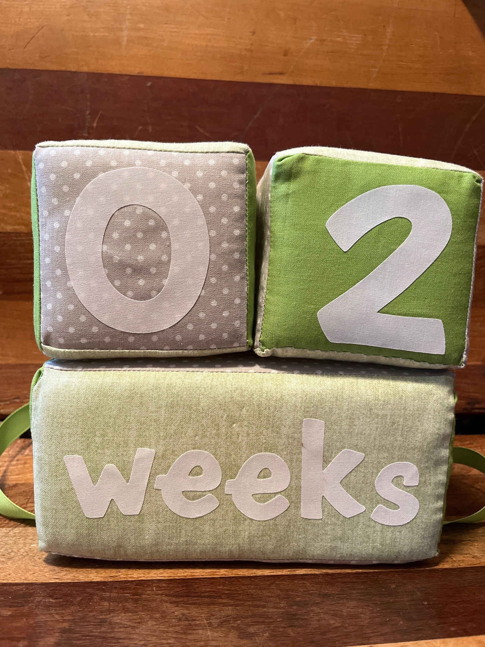 Baby Milestone Blocks Soft Fabric Blocks Baby Picture Props - Etsy