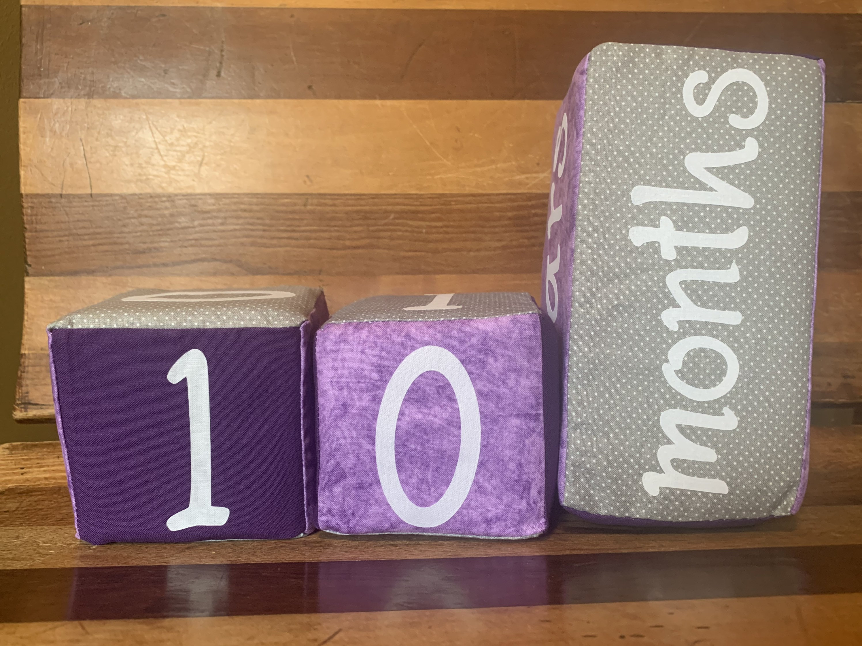 Baby Milestone Blocks Soft Fabric Blocks Baby Picture Props | Etsy