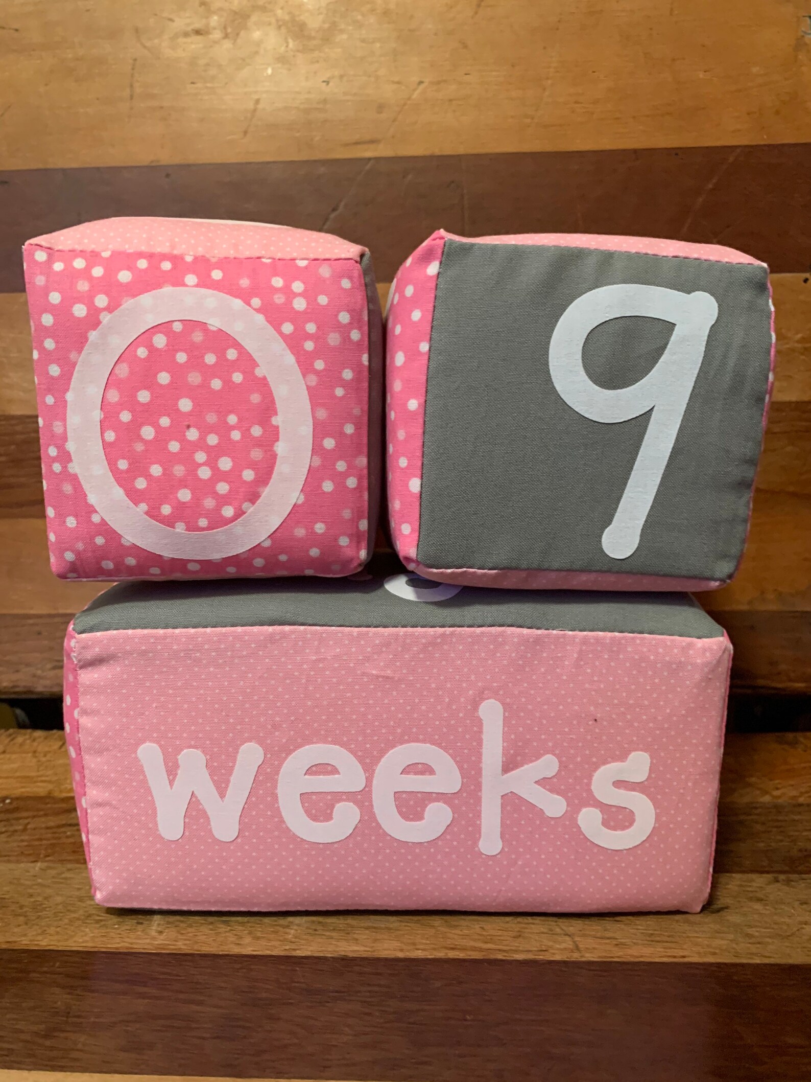 Baby Milestone Blocks Soft Fabric Blocks Baby Picture Props | Etsy