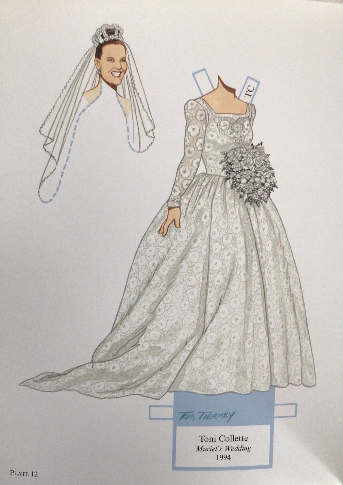 Tierney Famous Movie Brides Paper Dolls - Etsy