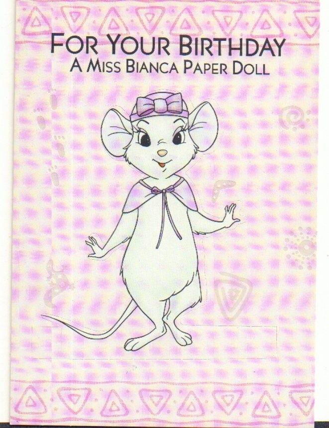 Vintage Animal Paper Doll Cards - Etsy