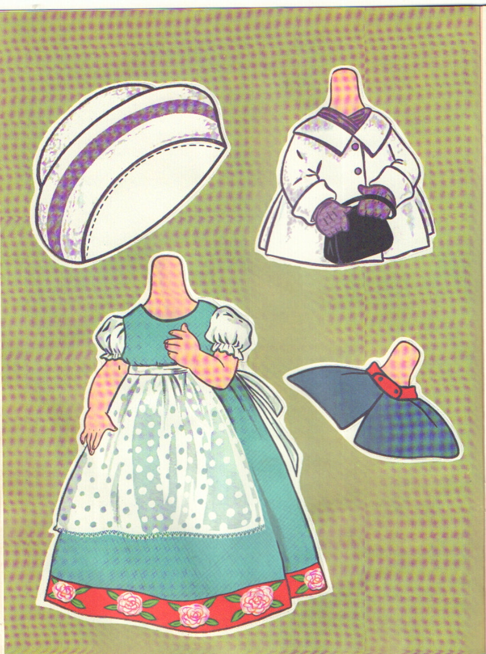 Vintage English Paper Doll Dressing Book - Etsy